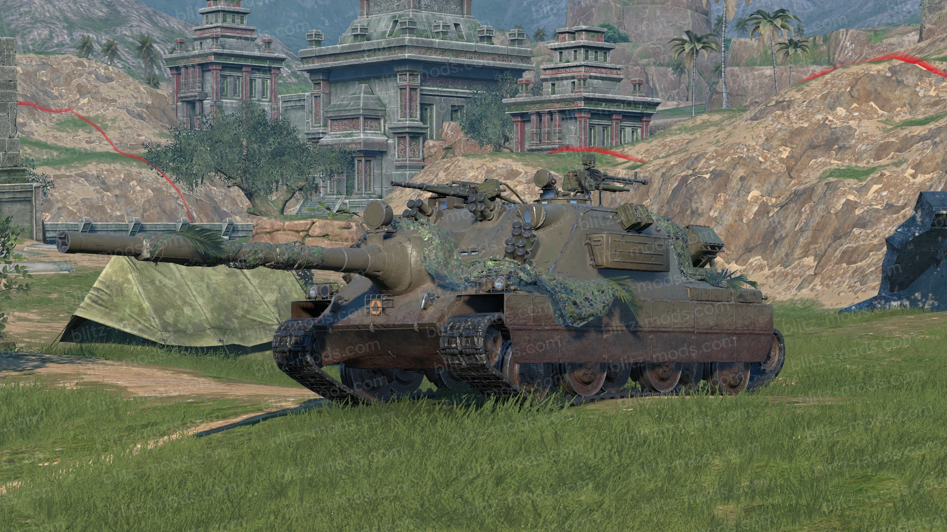 下载 WoTBlitz 的模组 NC 70 Błyskawica “Heat” 重制版