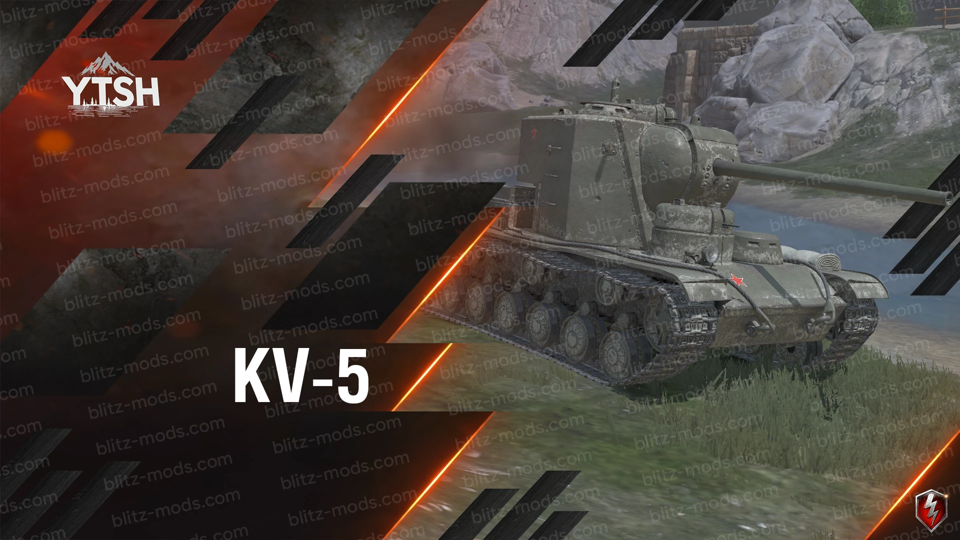 下载 WoTBlitz 的模组 Remodeling KV-5